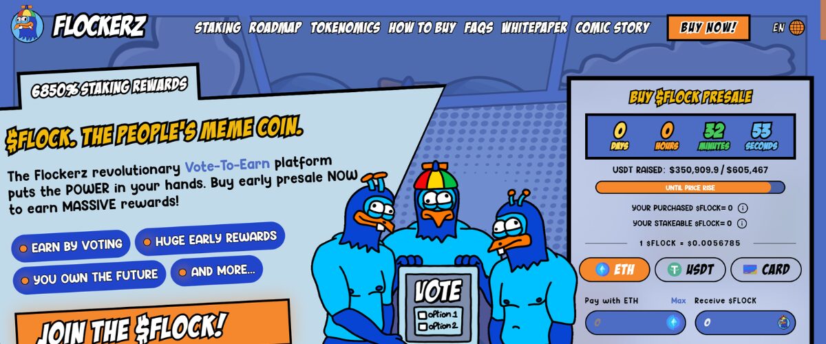 【仮想通貨】FLOCKERZ(フロッカーズ)とは？魅力や買い方を解説！DAO×ミームコイン！ | NFTゲーム大学